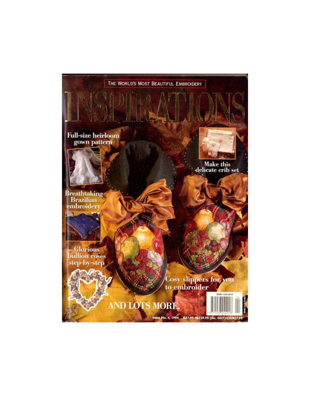 Inspirations Embroidery Magazine Issue 4 (1994) Instructions Pictures ...