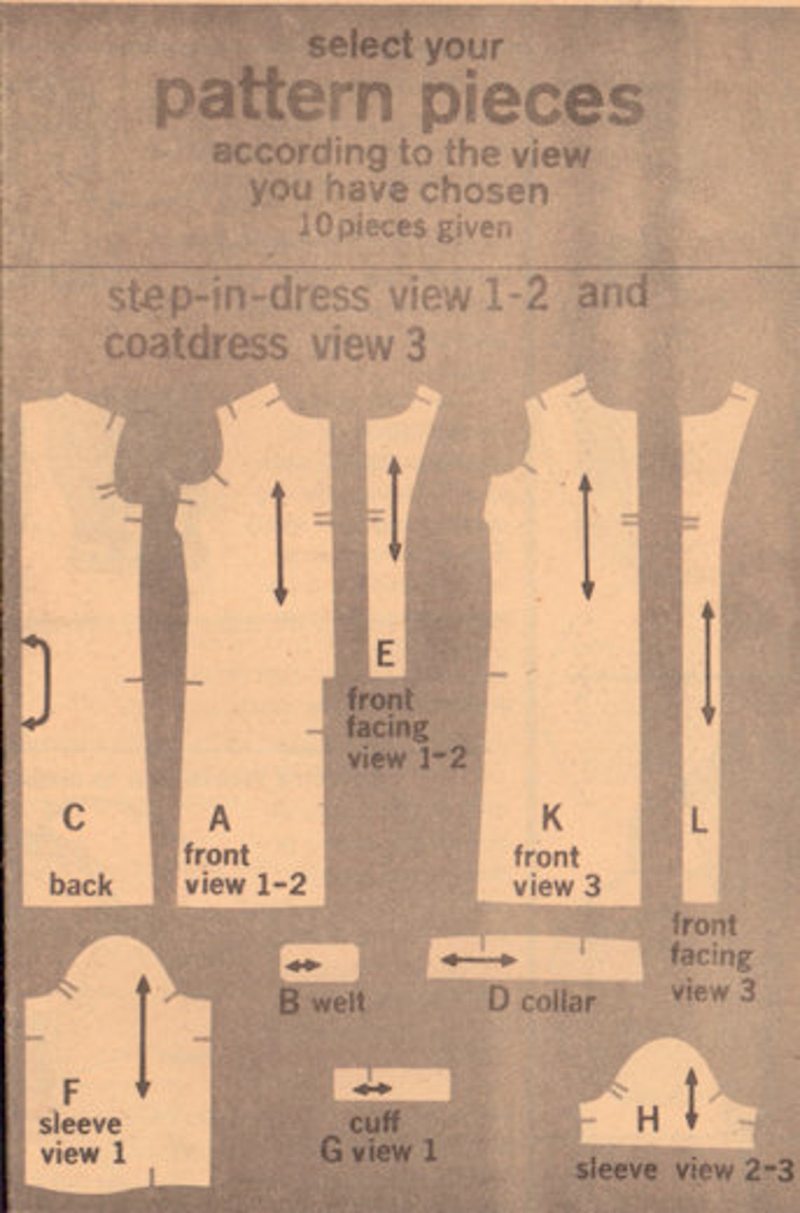 Simplicity 7729 Sewing Pattern Step-in Dress and Coat-dress | Etsy