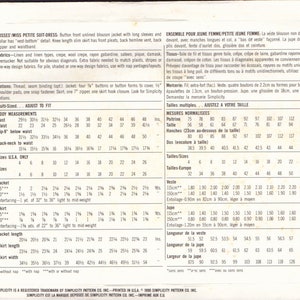 Simplicity 7010 Sewing Pattern, Suit-dress, 16-26, Uncut, Factory ...