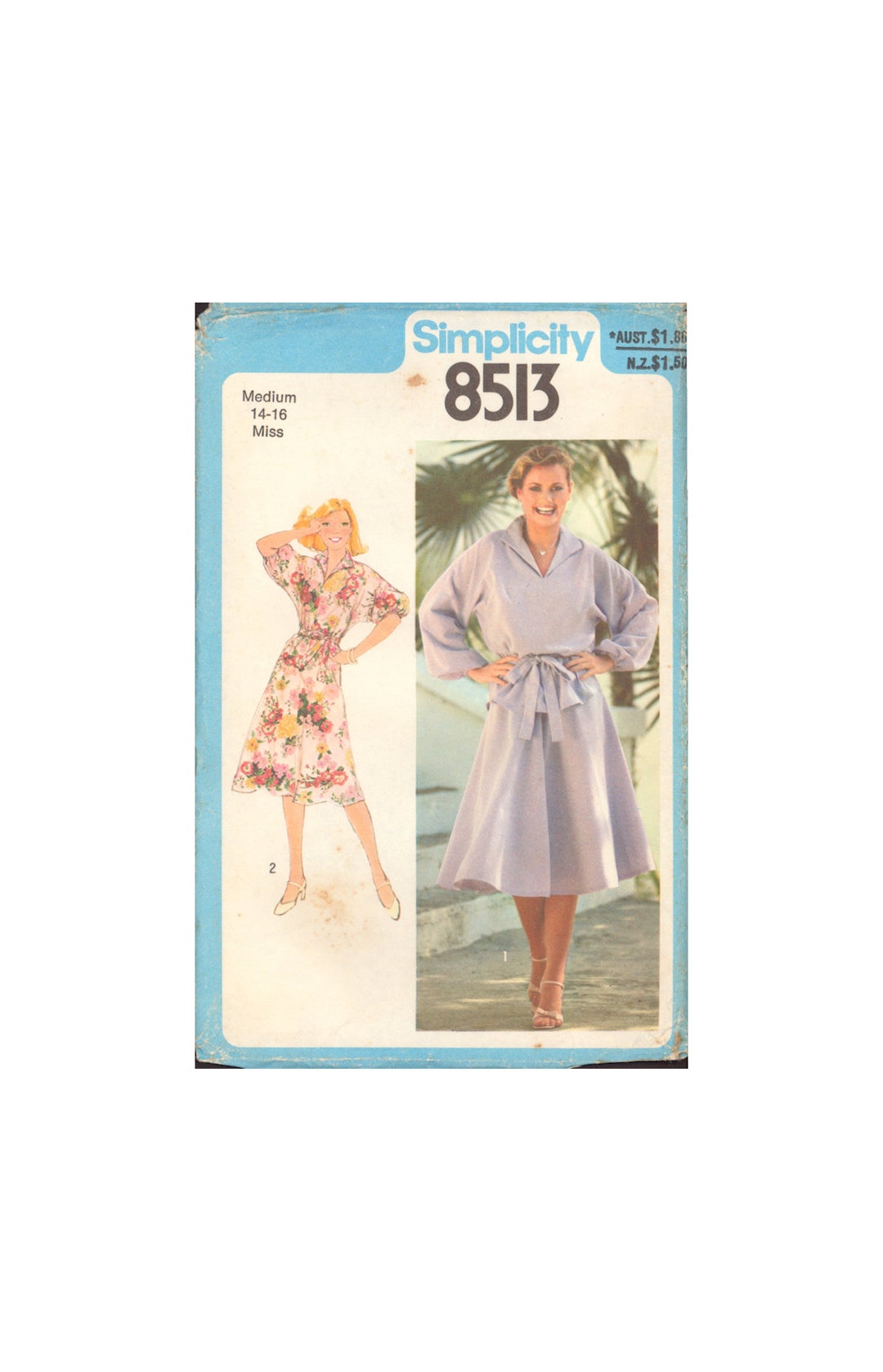 Simplicity 8513 Sewing Pattern, Pullover Dress and Two-piece Dress and ...