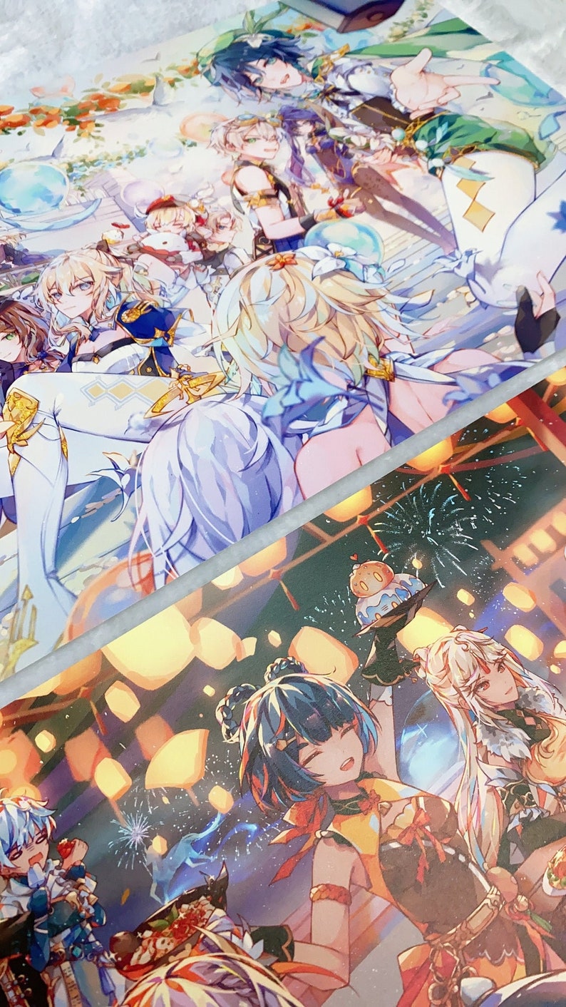 Genshin Impact Large Prints/posters - Etsy