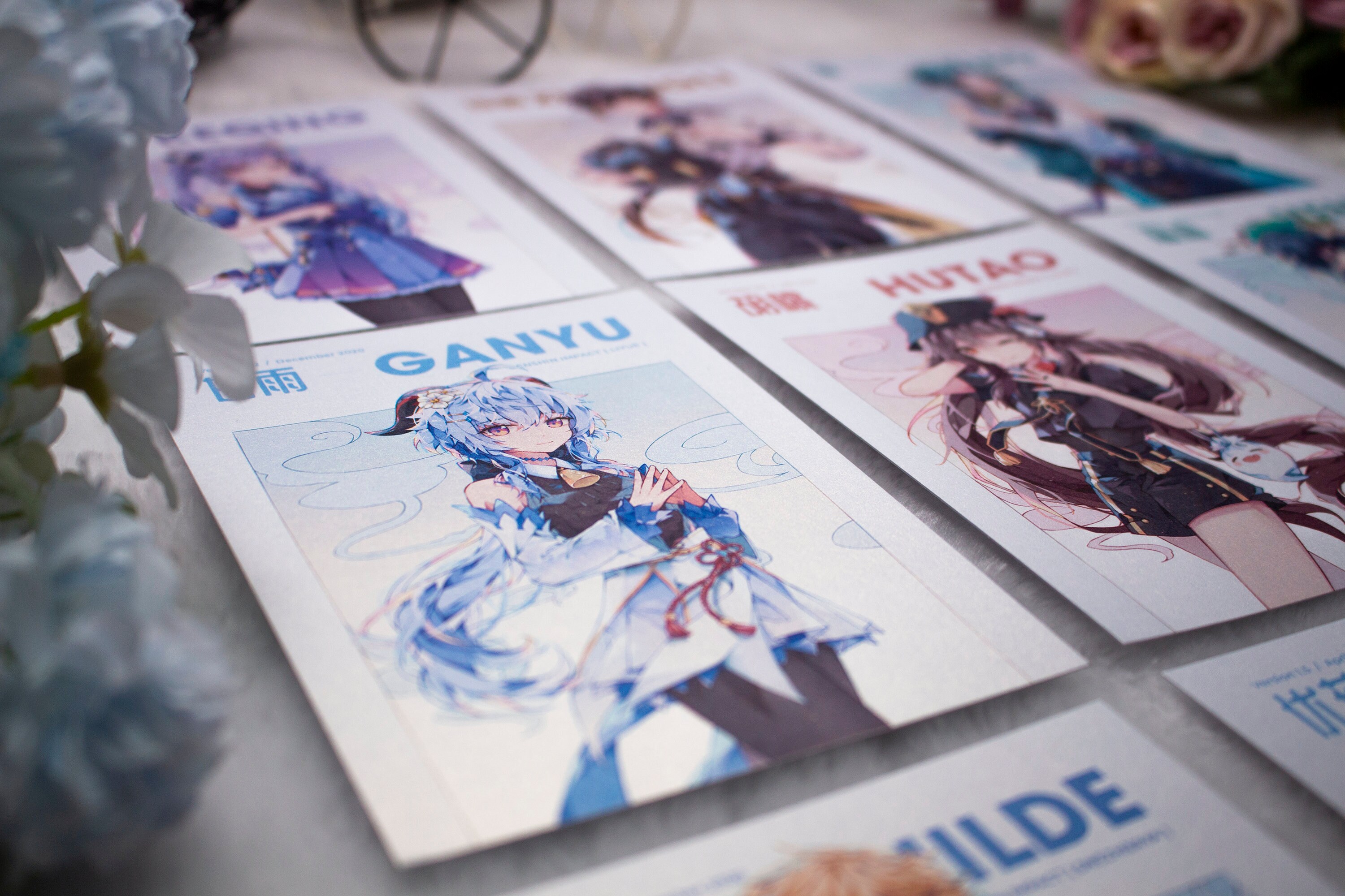 Genshin Impact magazine Cover Postcard - Etsy