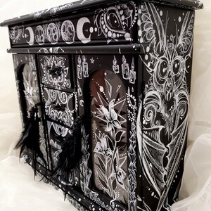 Custom GOTH Gothic Black Wooden Plastic Storage BOX Decorative - Etsy