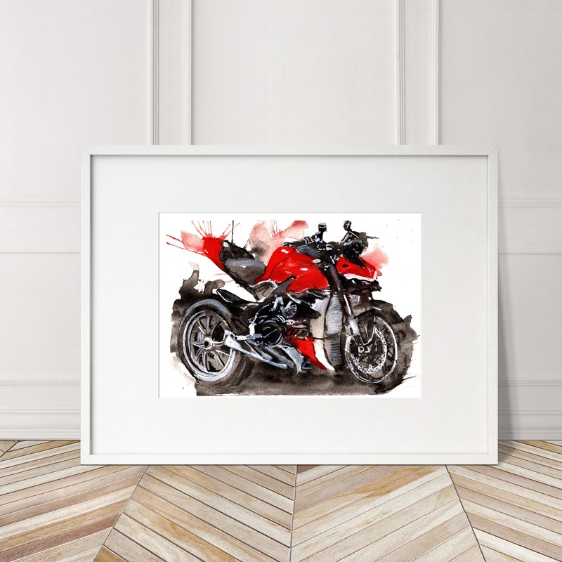 Ducati Art Print - Etsy