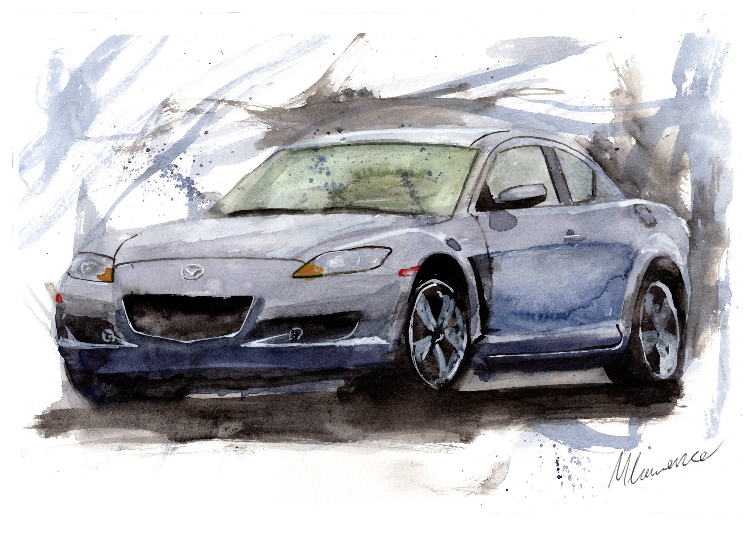 Mazda Rx8 Custom Paint Job