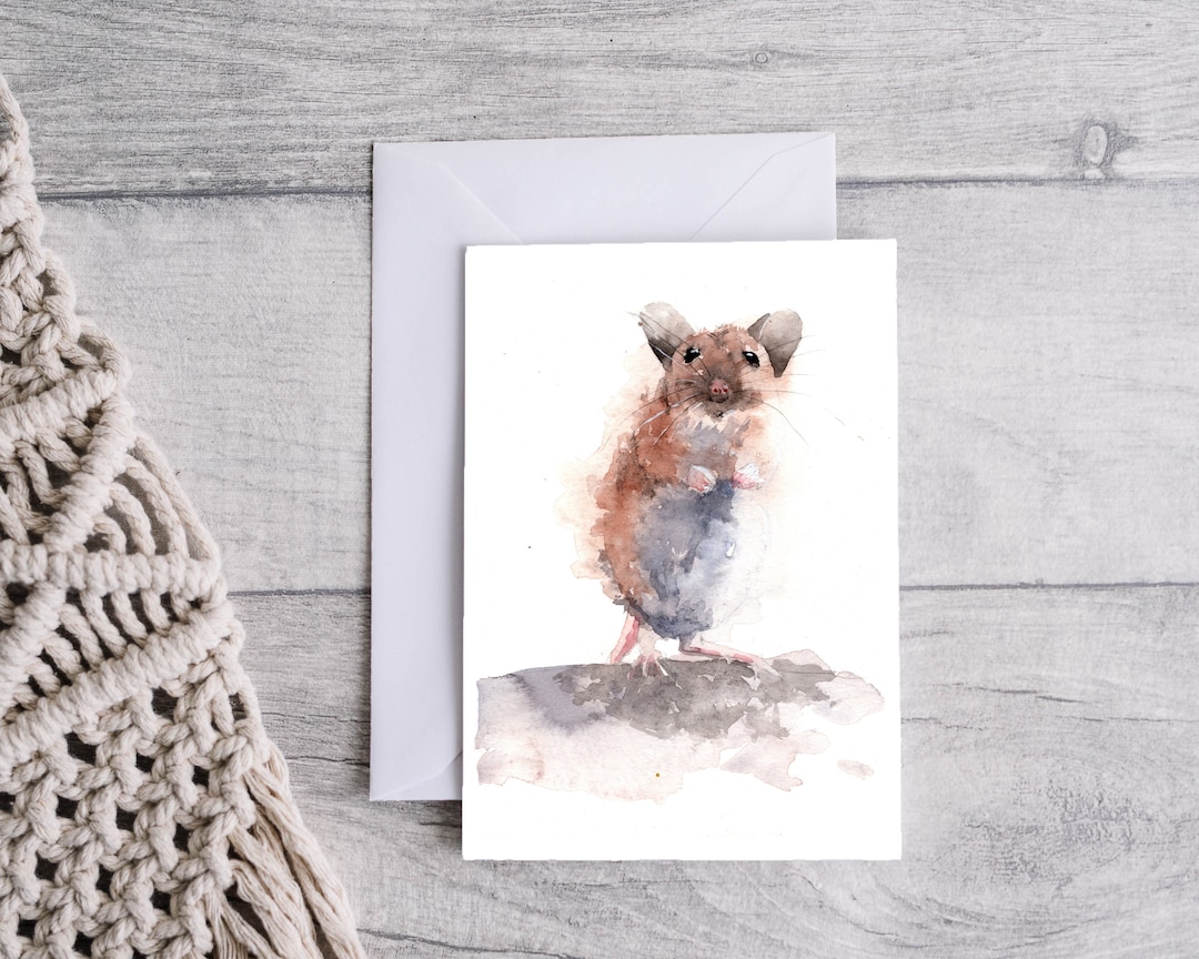 Field Mice Mouse Greetings Card, Printable Digital Download - Etsy