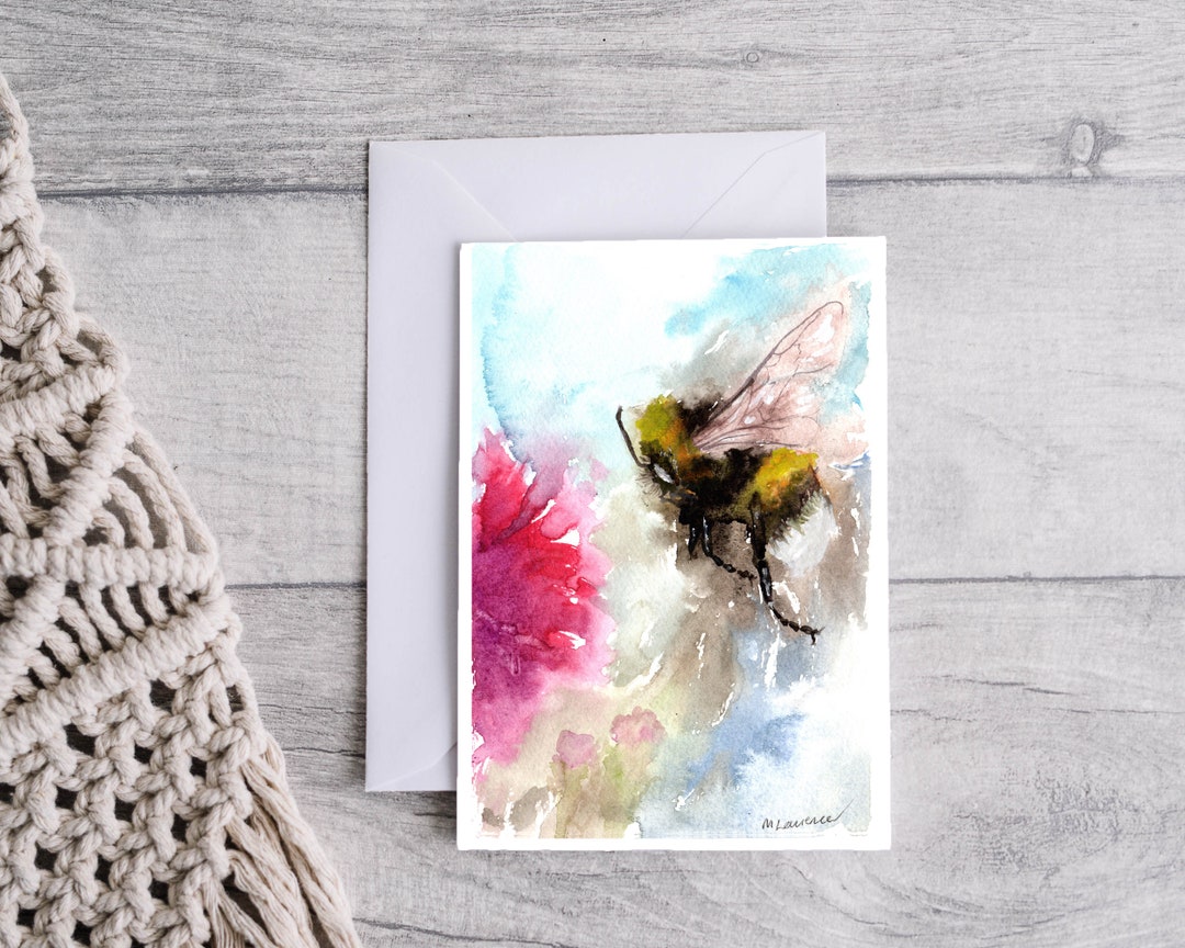 Bumblebee Greetings Card, Printable Digital Download - Etsy