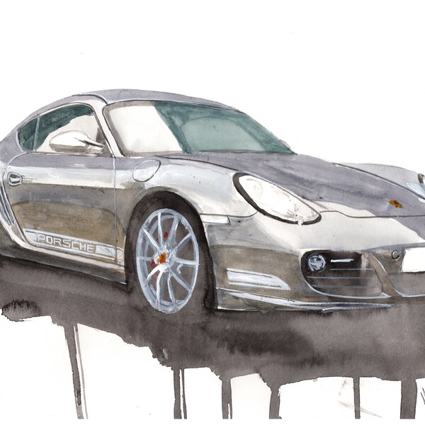 Porsche Painting - Etsy