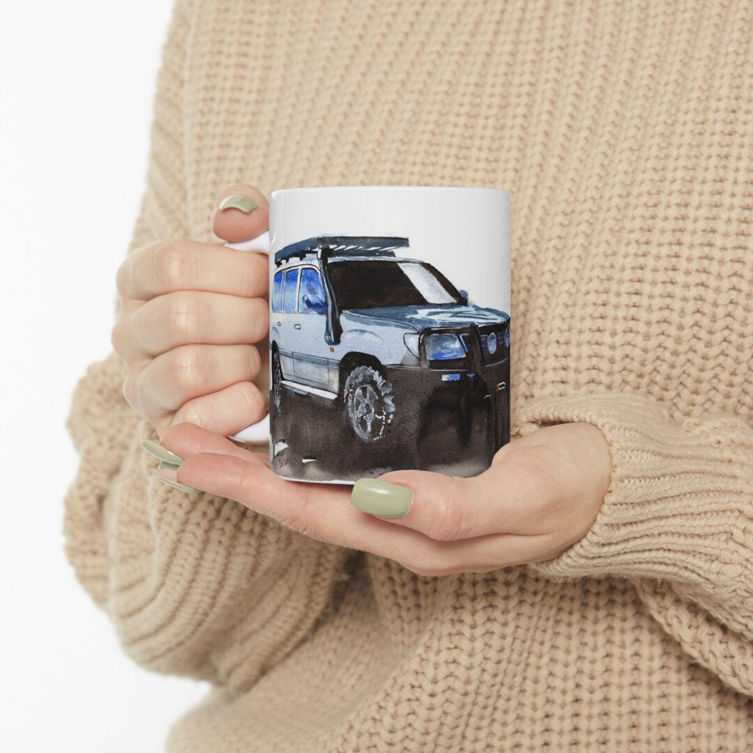 Toyota Landcruiser Coffee Mug Original Hand-painted Art - Etsy