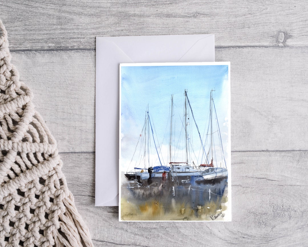 Sailing Greetings Card, Printable Digital Download - Etsy