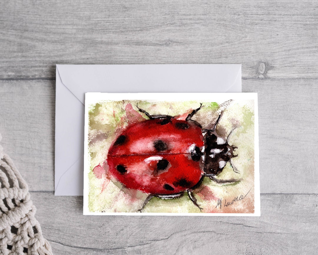 Ladybird Greetings Card, Printable Digital Download - Etsy