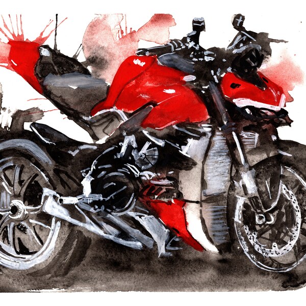 Ducati Art Print - Etsy
