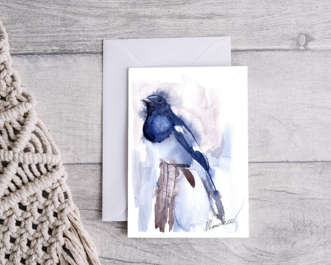 Magpie Greetings Card, Printable Digital Download - Etsy