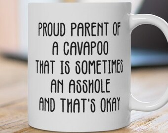 Funny Cavapoo Gift Funny Cavapoo Mug Cavapoo Dad Cavapoo - Etsy