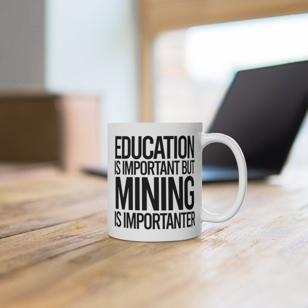 Funny Mining Engineer Gift, Future Mining Engineer Mug, Mining Engineer ...