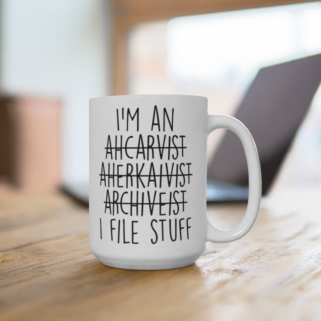 Funny Archivist Gift Funny Archivist Muggift for - Etsy Ireland