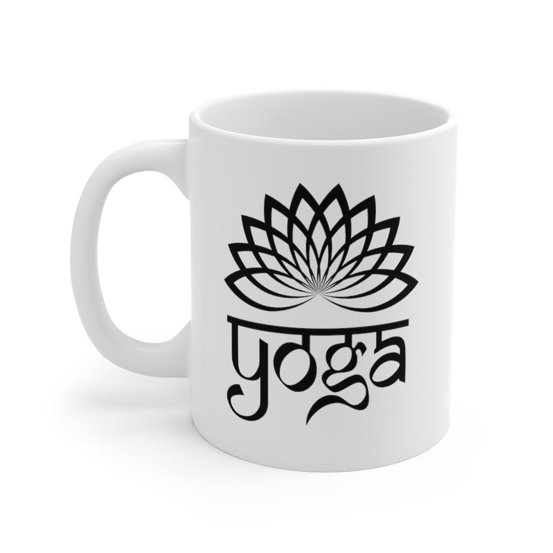 Yoga Coffee Mug, Best Gift for Yoga Instructor, Yoga Teacher Birthday ...