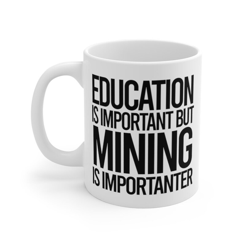 Funny Mining Engineer Gift, Future Mining Engineer Mug, Mining Engineer ...