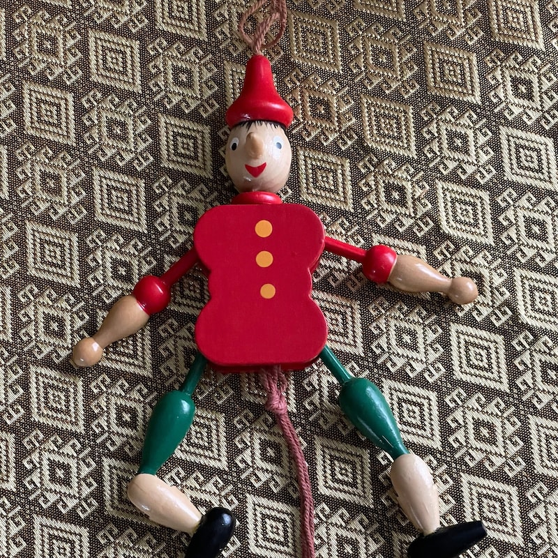 Pull String Puppet - Etsy