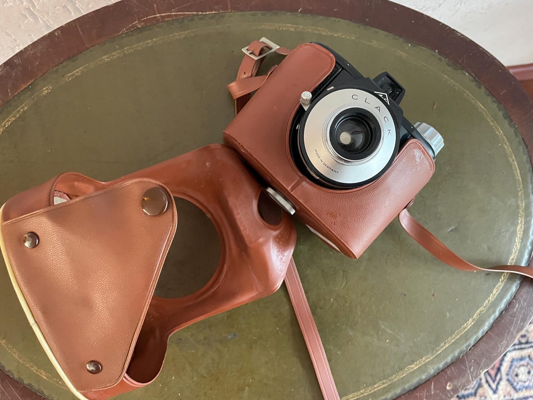 Agfa Clack Camera 120mm Film - With Original Storage Bag - Vintage ...