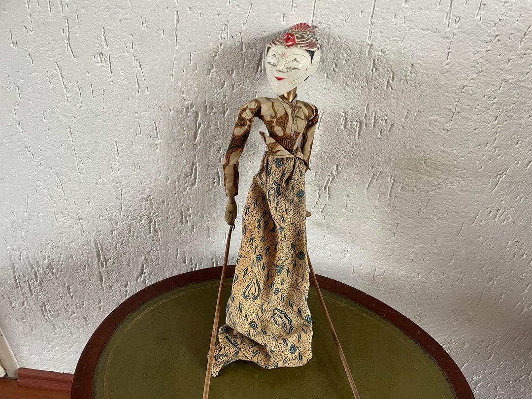 Wayang Golek Wooden Wayang Doll From Java Indonesia 47 Cm High approx ...