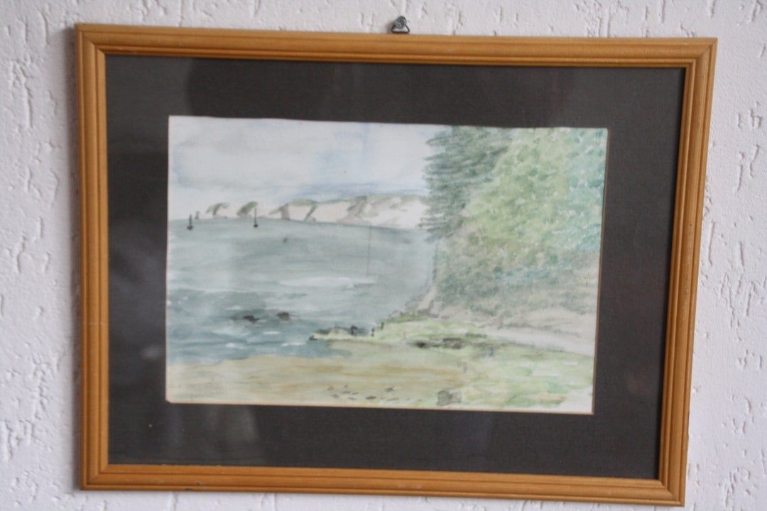 Scotland - Donald Watson 1911-2005 Coastal View in Scotland - Framed ...