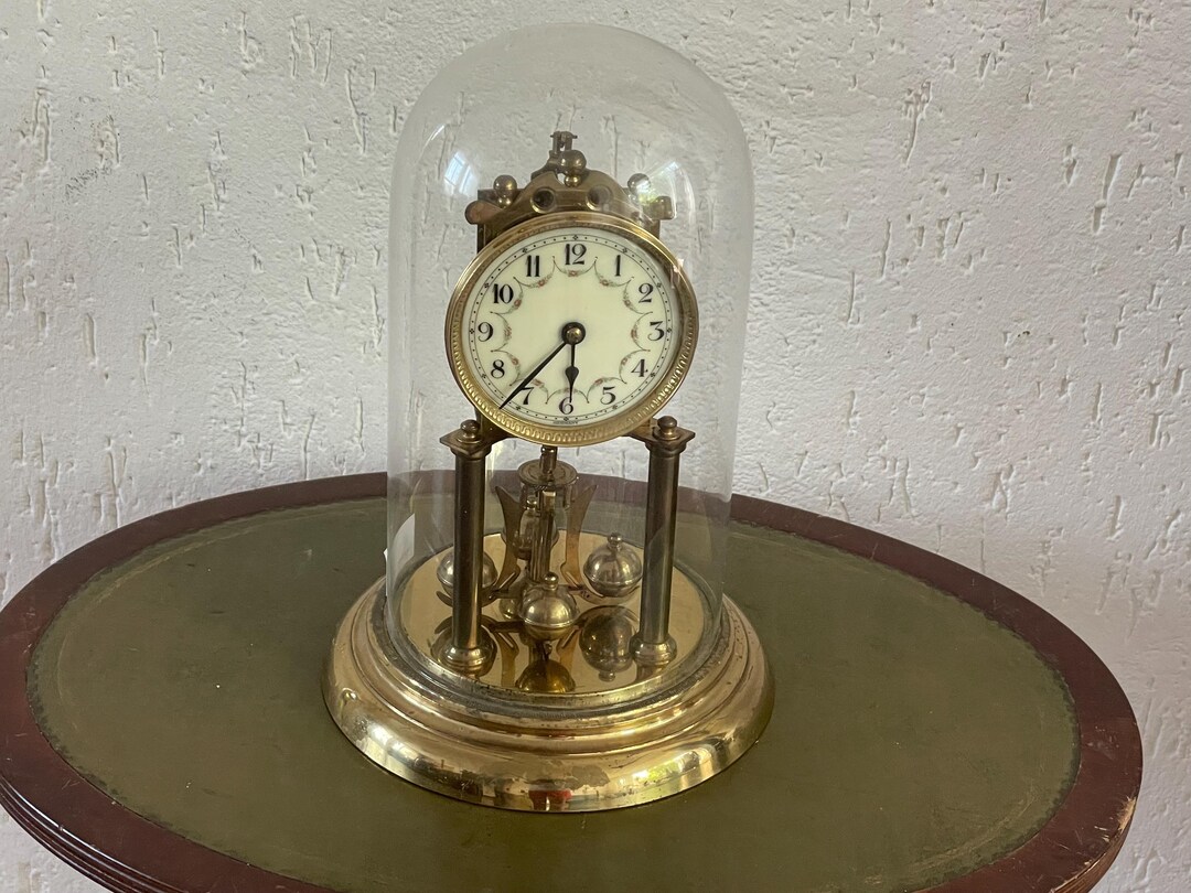 Bell Jar Clock 400 Days Movement Schatz Jahres Uhrenfabrik Triberg ...