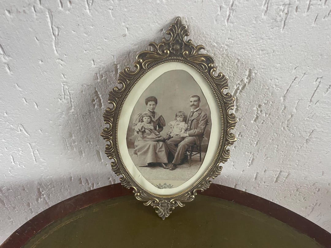 25x15cm 10x6" Copper Vintage Photo Frame From Italy, Marked. Very Nice ...