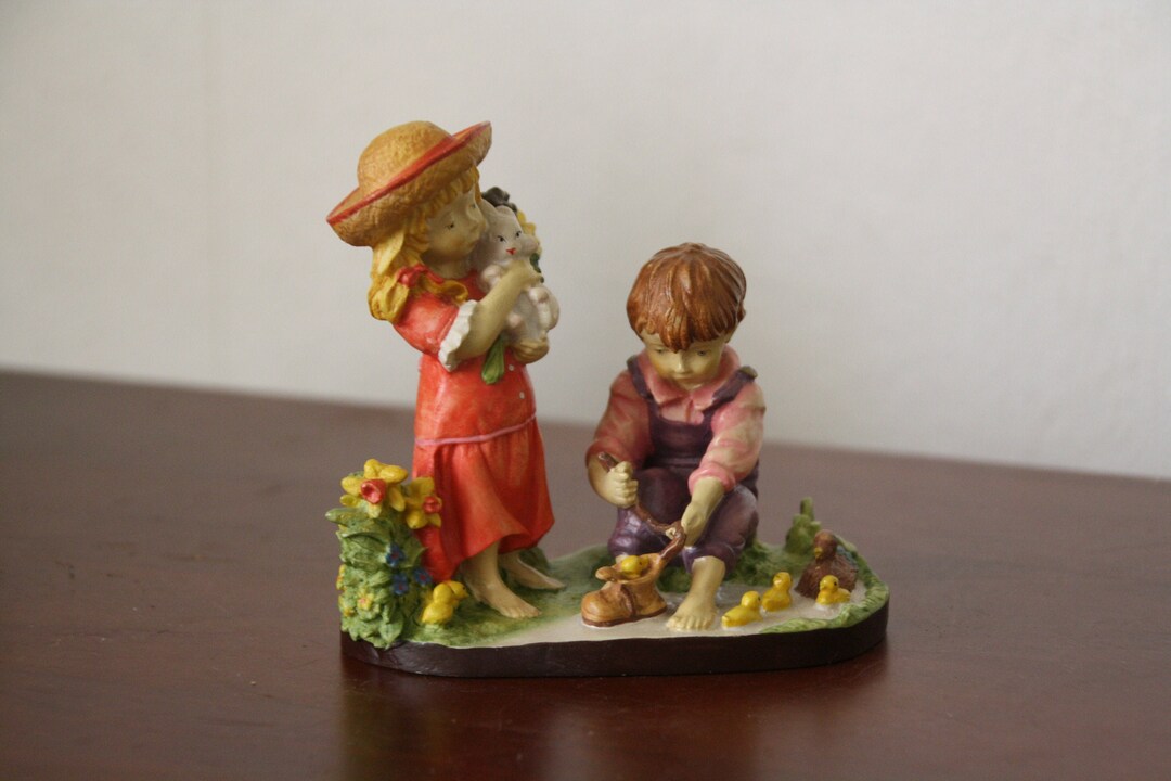 Original Lisi Martin Pictura Graphica Dolfi Italy Hand Painted Carved ...