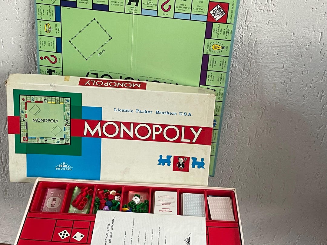 Vintage Monopoly Belgium - Board Game Complete. Little Used. Prices in ...