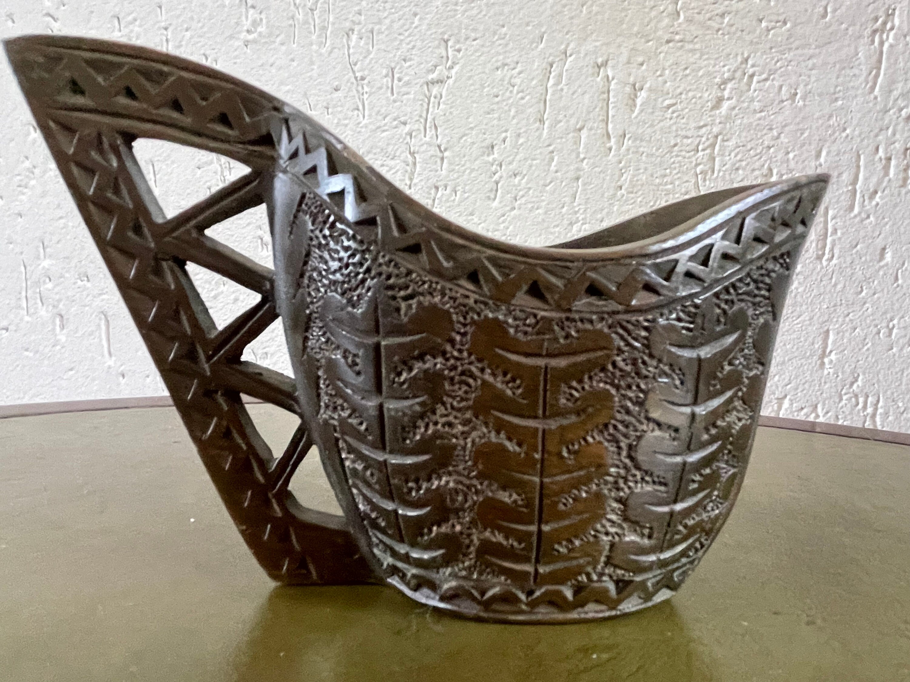 Carved Wooden Wedding Cup Shepherds Cup Mid Century Folk Art - Etsy