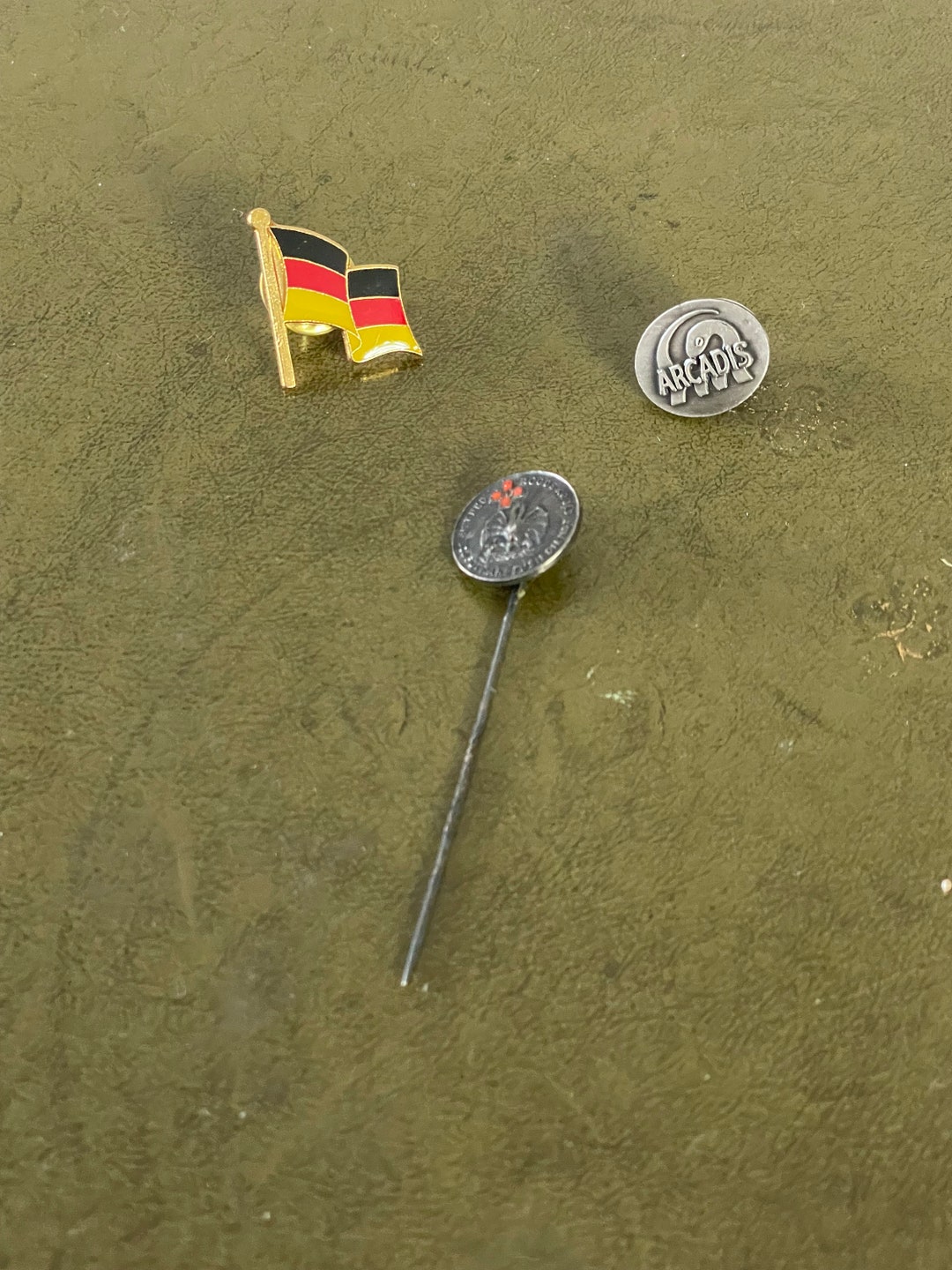 Pins and Badges - German Flag, Arcadis Heidemij and Dutch Red Cross ...