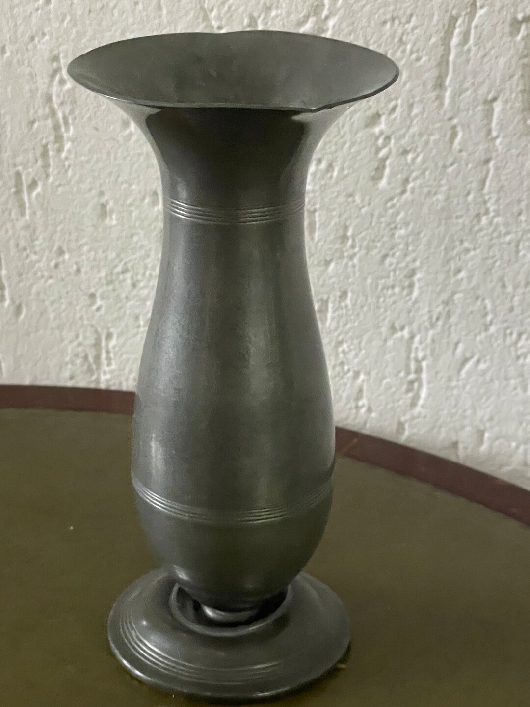 8 19 Cm Dutch Pewter Vase Pewter Flower Vase Marked Pewter Pewter See ...