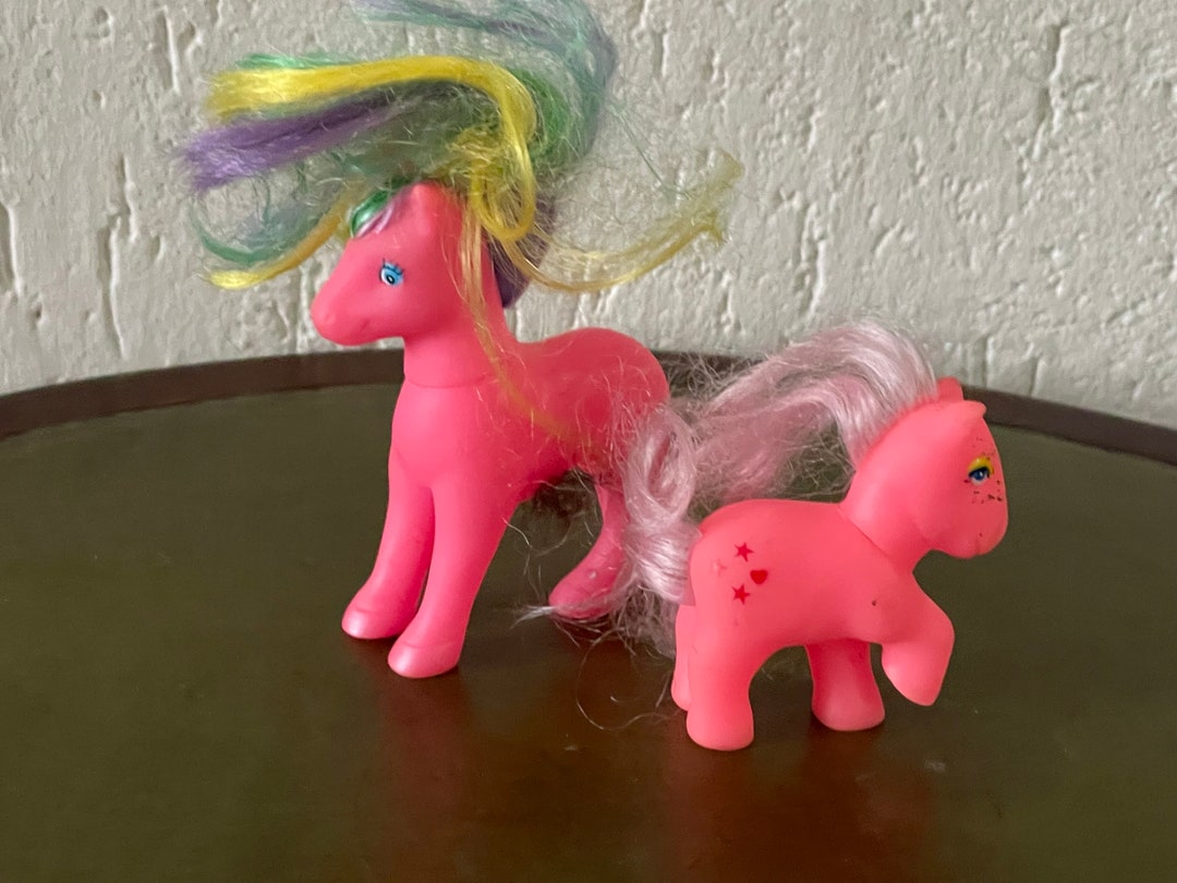 Set/2 Fake My Little Pony Pink Horses Unbranded See Photos. in Good ...