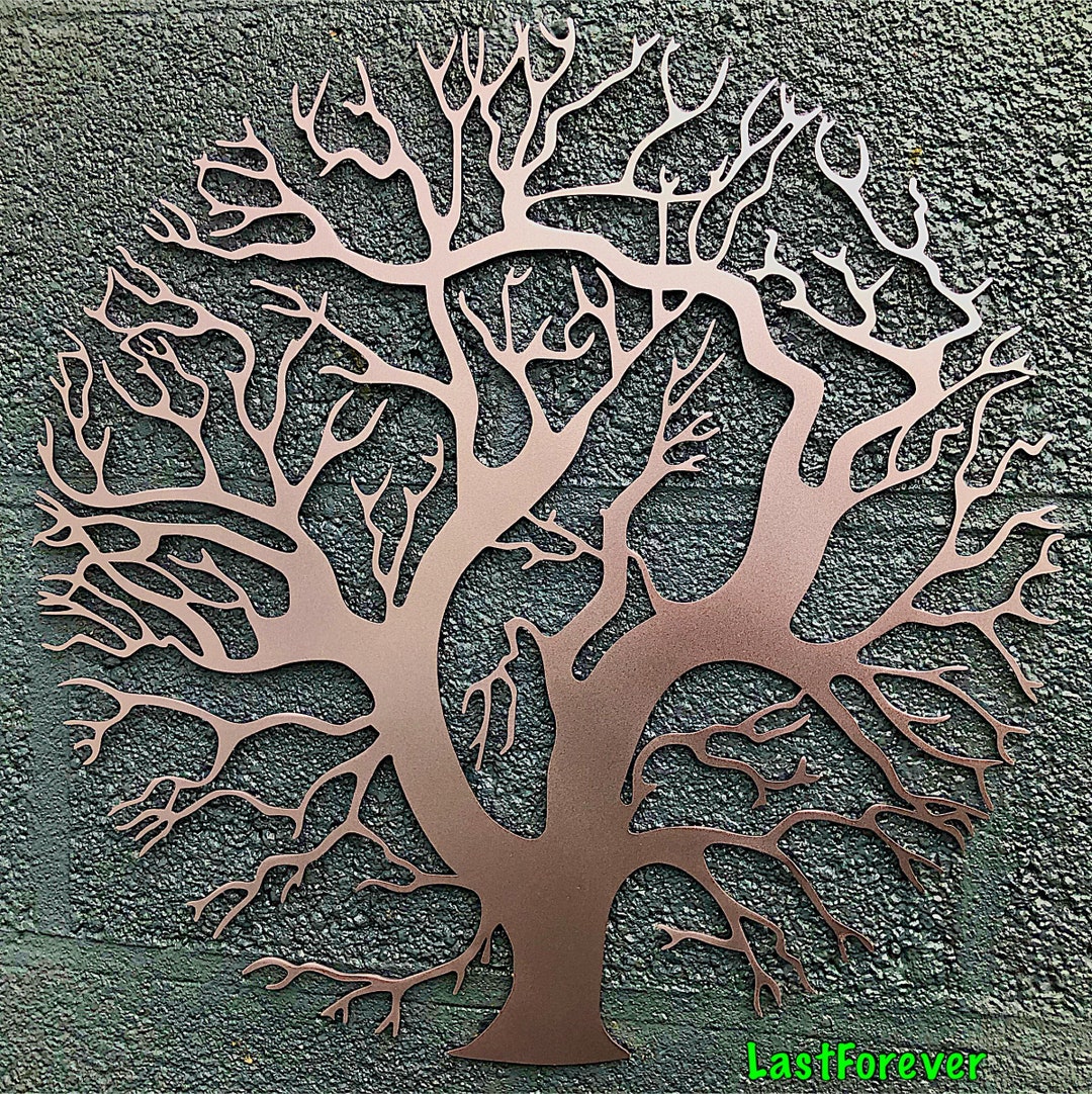 Metal Wall Tree Sculpture Tree of Life - Etsy