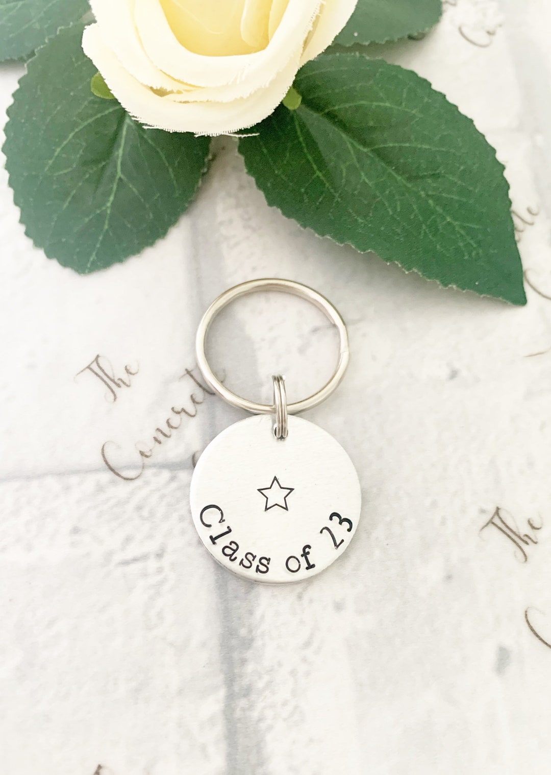 Class of 25 School Leavers Gift Memory Keyring Primary School Children ...
