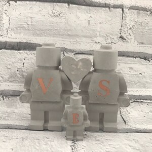 Mini Figures & Lovehearts , Personalised With Initials , Wedding ...