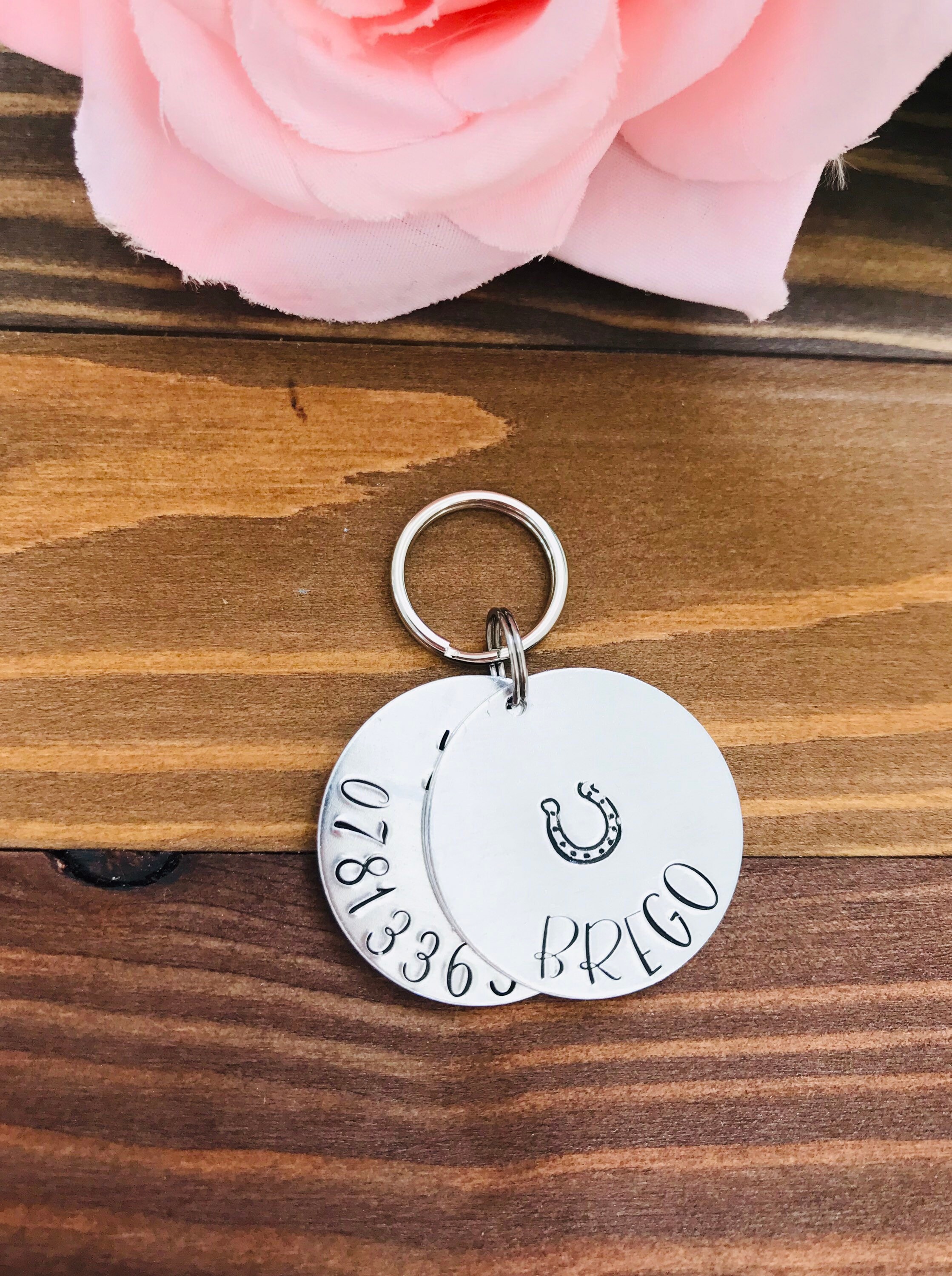 Personalised Horse Bridle Headcollar Rug Saddle Tags in Case - Etsy UK