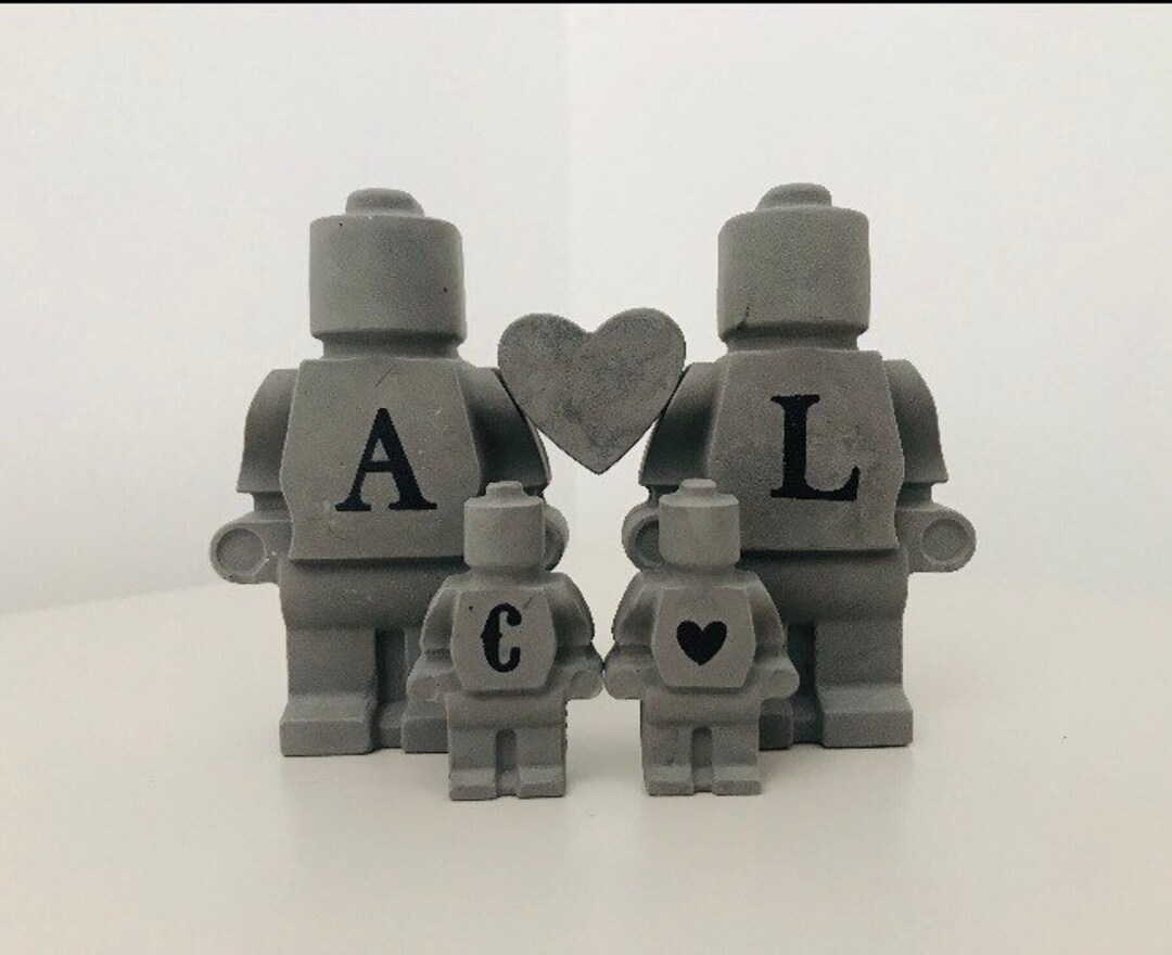 Mini Figures & Lovehearts , Personalised With Initials , Wedding ...