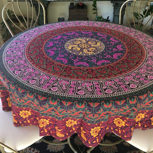 Round Table Cloth - Etsy