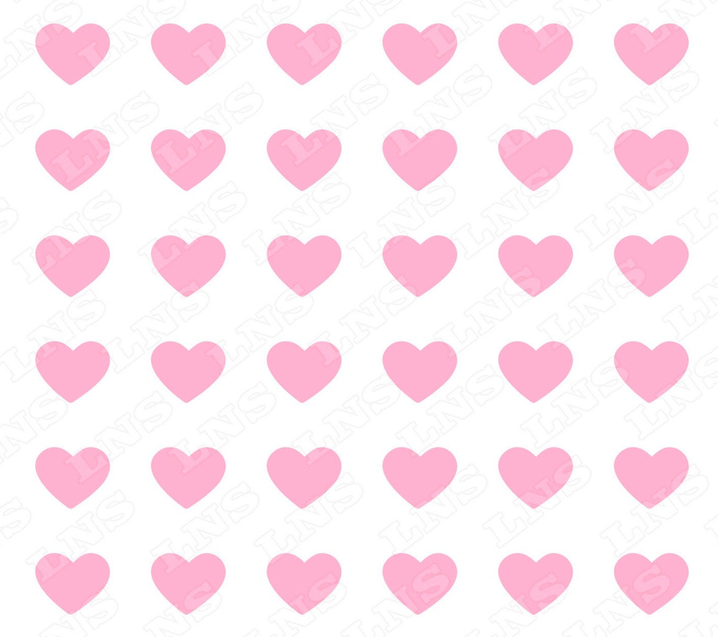 Corazones rosas para imprimir SVG Corazones Planificador | Etsy