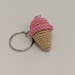 Ice Cream Cone Key Chain - Etsy