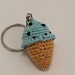 Ice Cream Cone Key Chain - Etsy