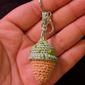 Ice Cream Cone Key Chain - Etsy