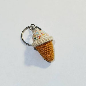 Ice Cream Cone Key Chain - Etsy