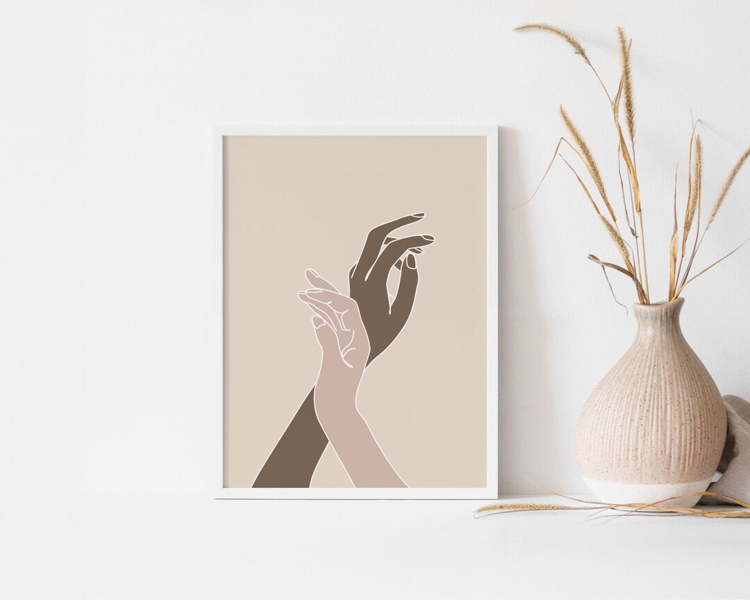 Hands Art Print, Hands Wall Print, Human Rights Poster, Printable ...