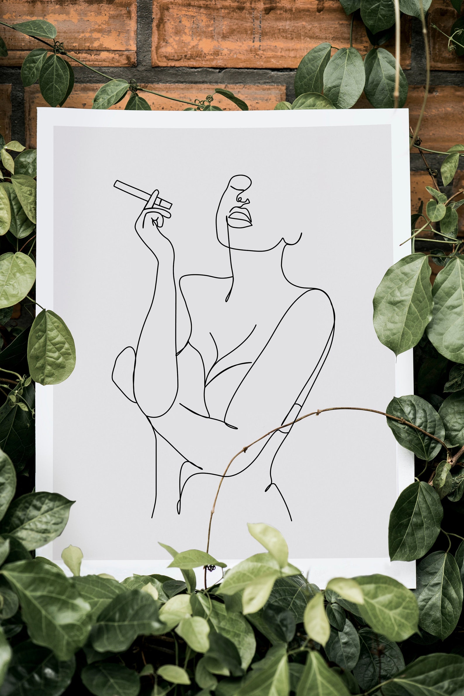 Female Art Print Abstract Art Printable Wall Art Woman - Etsy