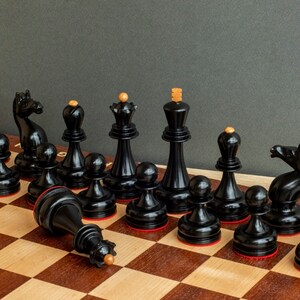 Mikhail Tal Soviet Grandmaster Vintage Antique Chess Set Reproduction ...
