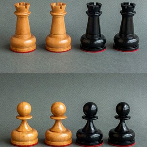 Mikhail Tal Soviet Grandmaster Chess Set Reproduction Large Weighted ...