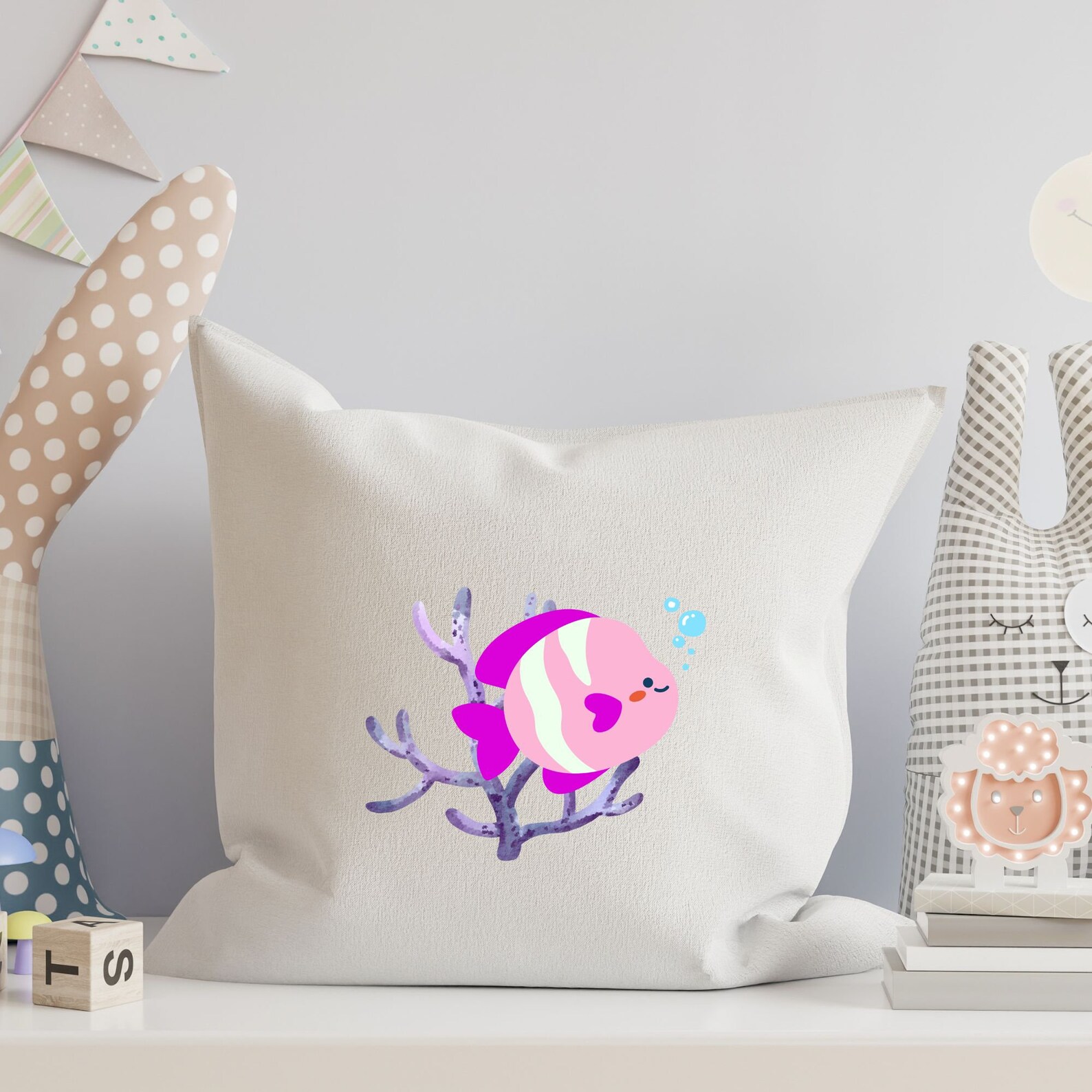 Baby Fish Clipart, Sea Animal Clipart, PNG, Transparent, Sublimation ...